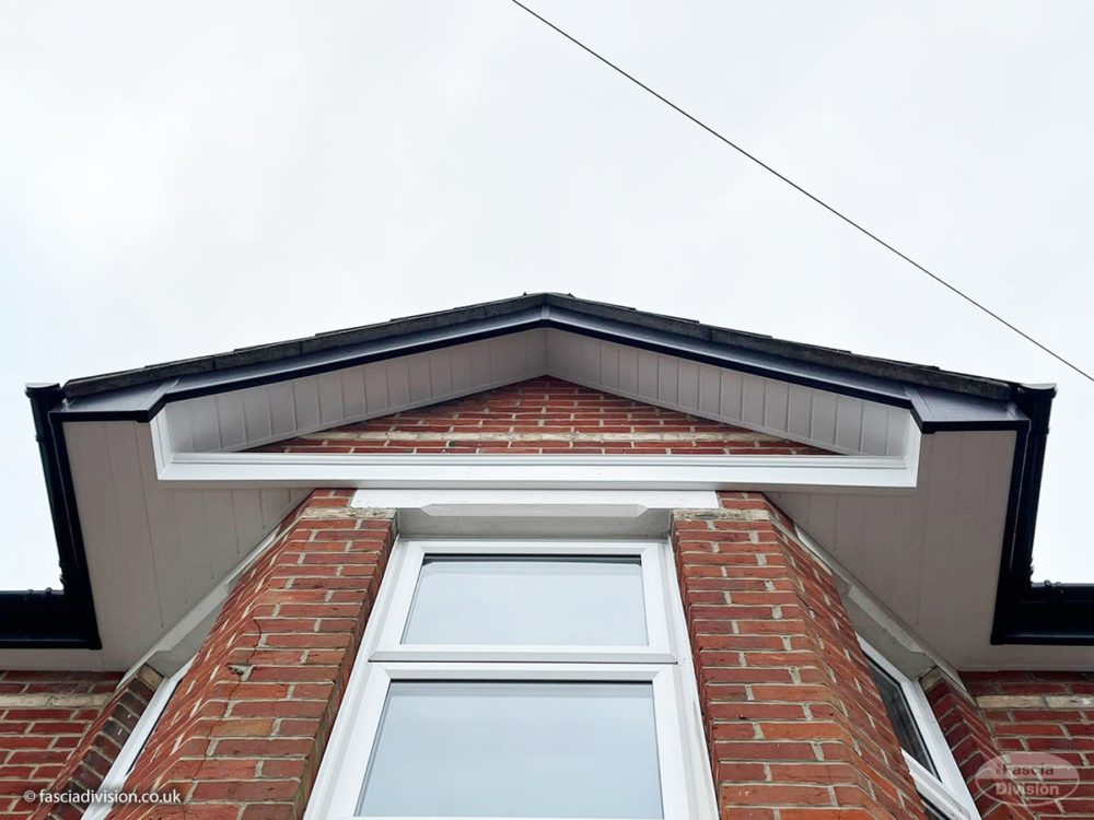 Fascia, soffits and cladding on a gable end in Bournemouth | The Fascia ...