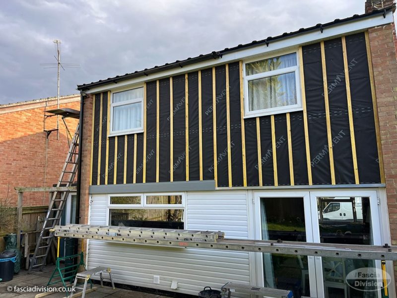 Install new fascias, soffits, guttering and Hardie Plank cladding Reading